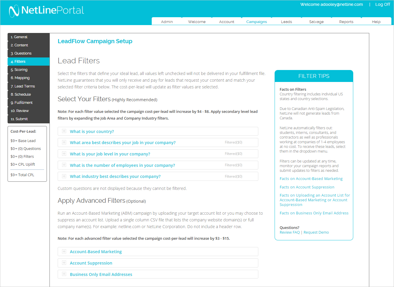 New-Filtering_NetLine-Portal - B2B Marketing Blog