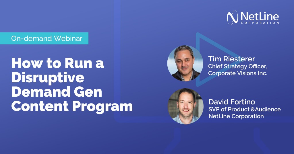 How to Run a Disruptive Demand Generation Content Program